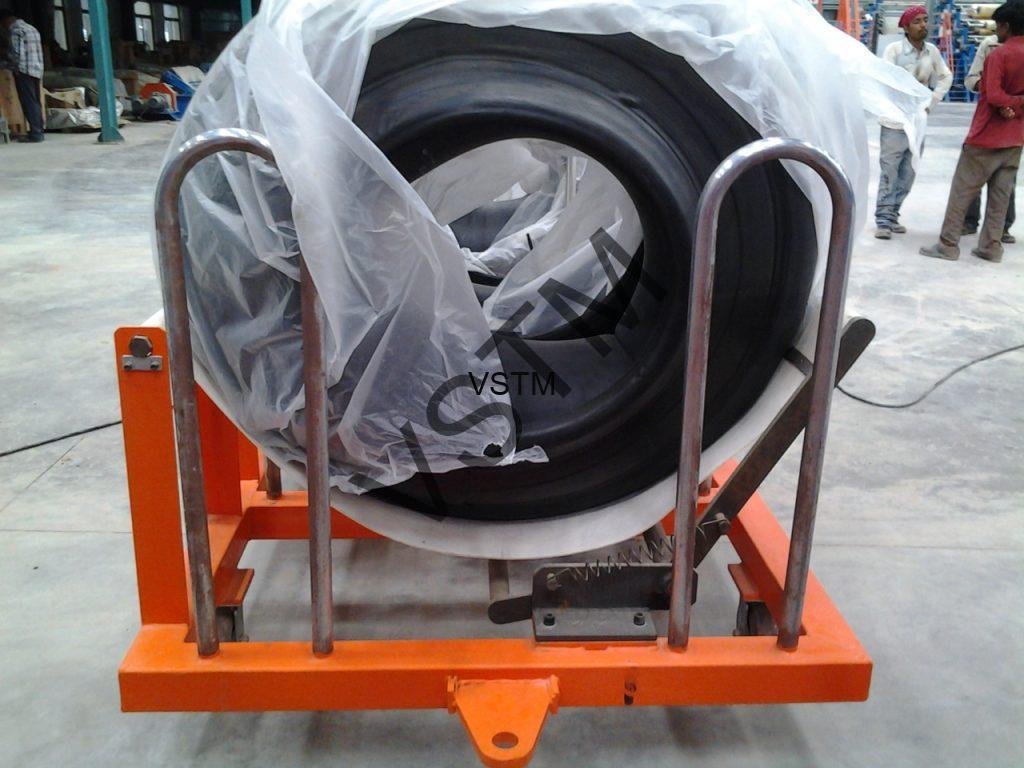 GREEN TYRE TROLLY - V.S.TYRE MACHINERY